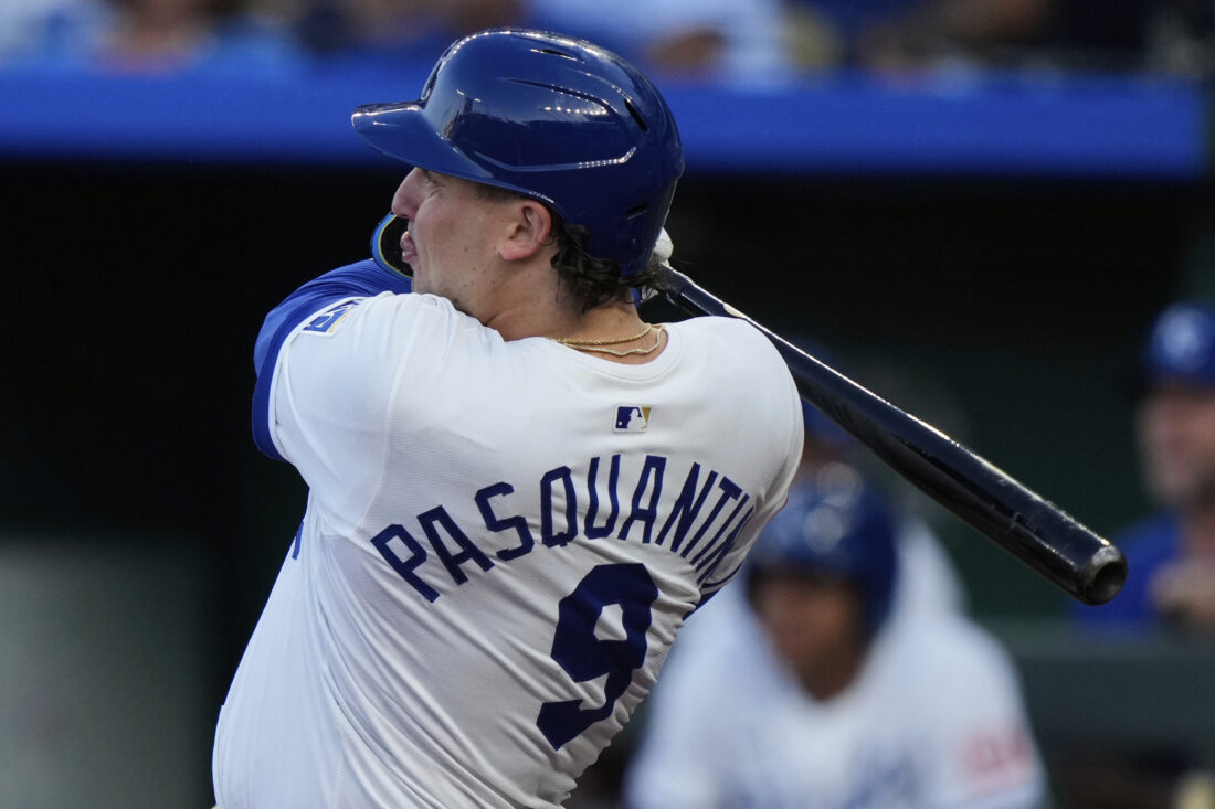 Pasquantino doubles, homers, drives in 5, leading the Royals past the ...